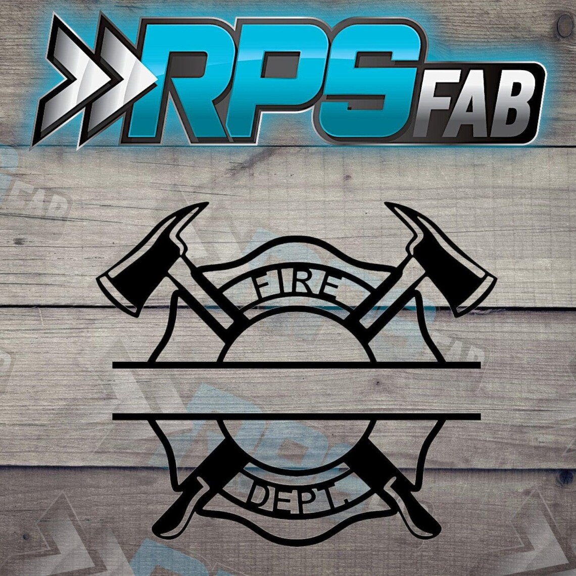 Firefighter Axe Split Monogram Metal Sign - Etsy