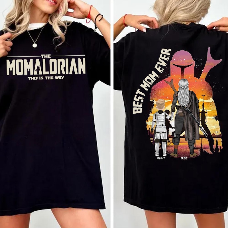 Custom Momalorian Shirts - Etsy