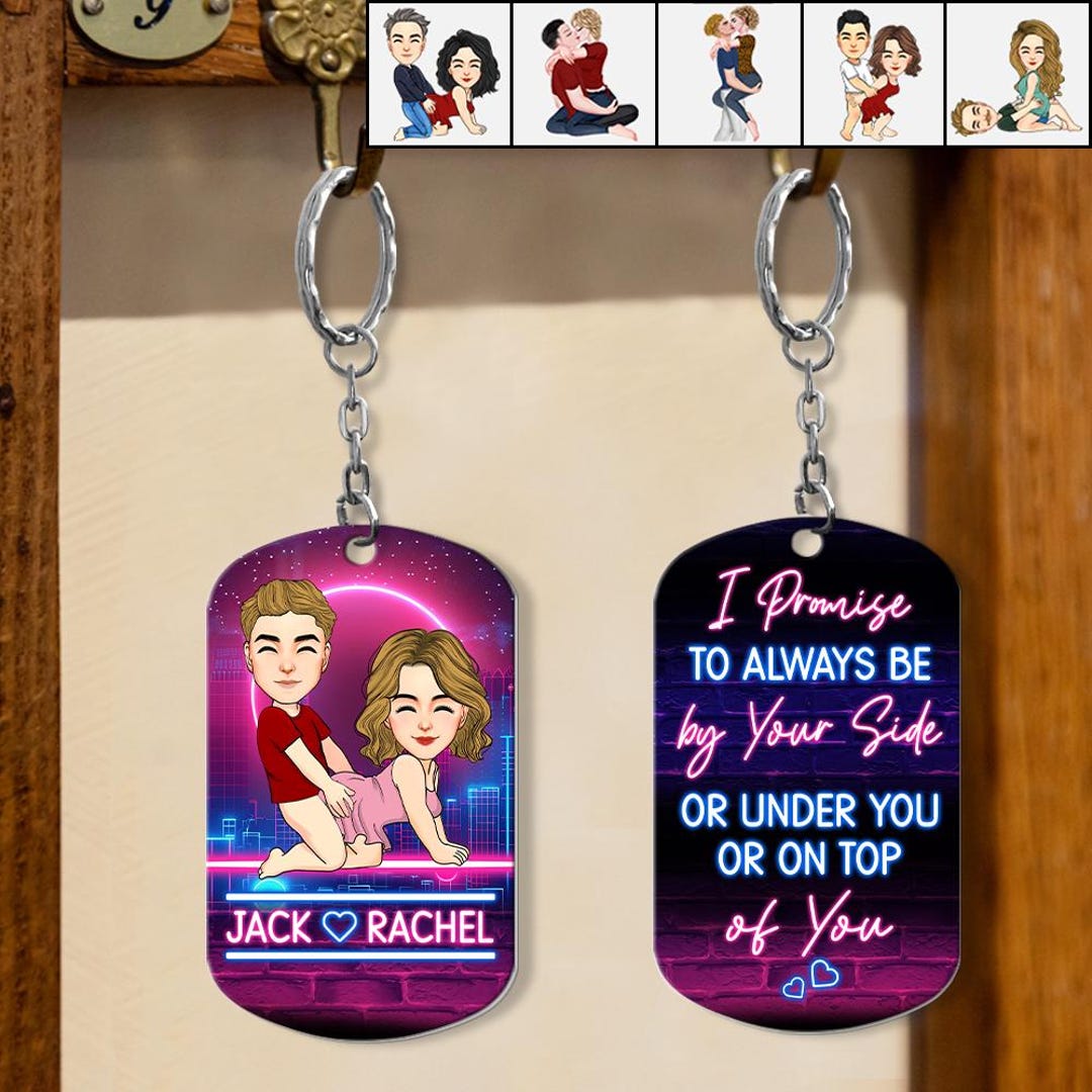 Personalized Couple Keychain, Hand Holding Keychain, Anniversary Gift ...