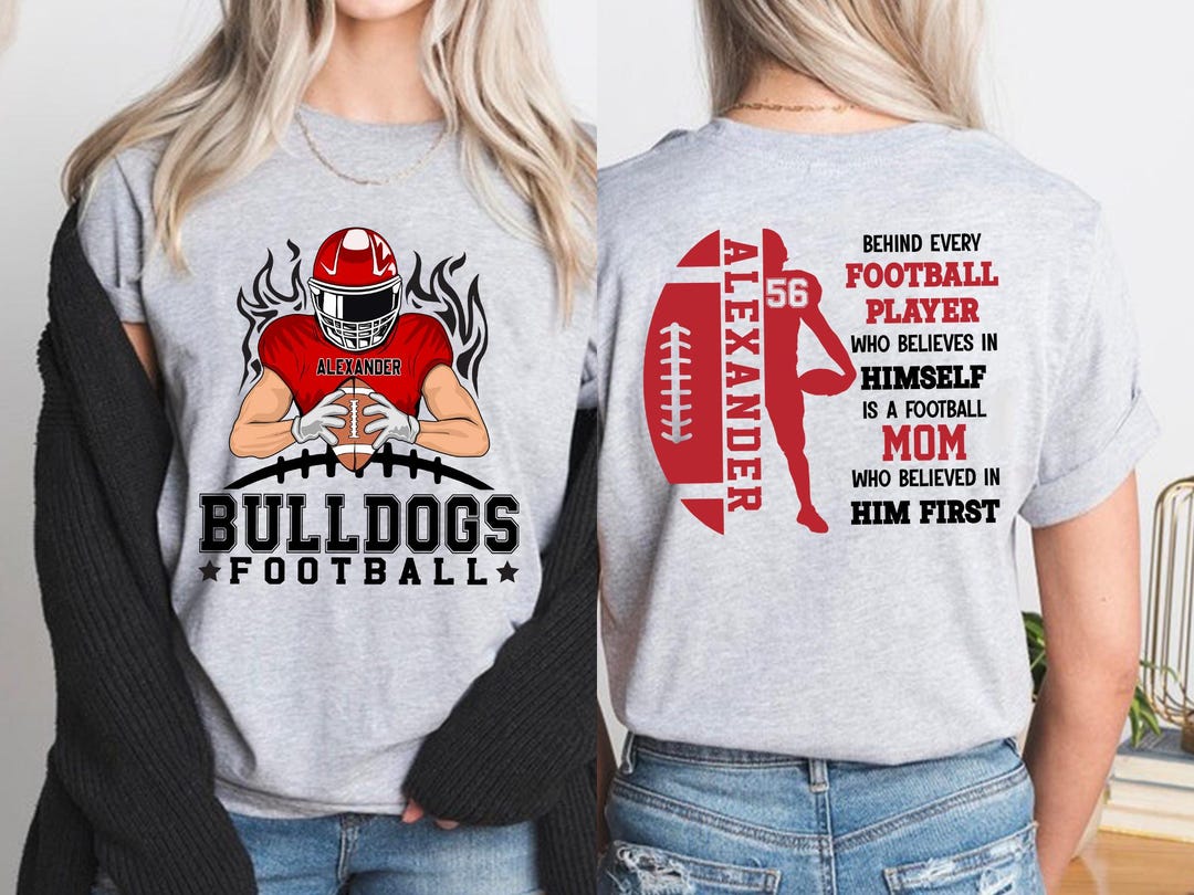 Custom Football Team Shirt, Football Season Shirt, Football Game Shirt ...