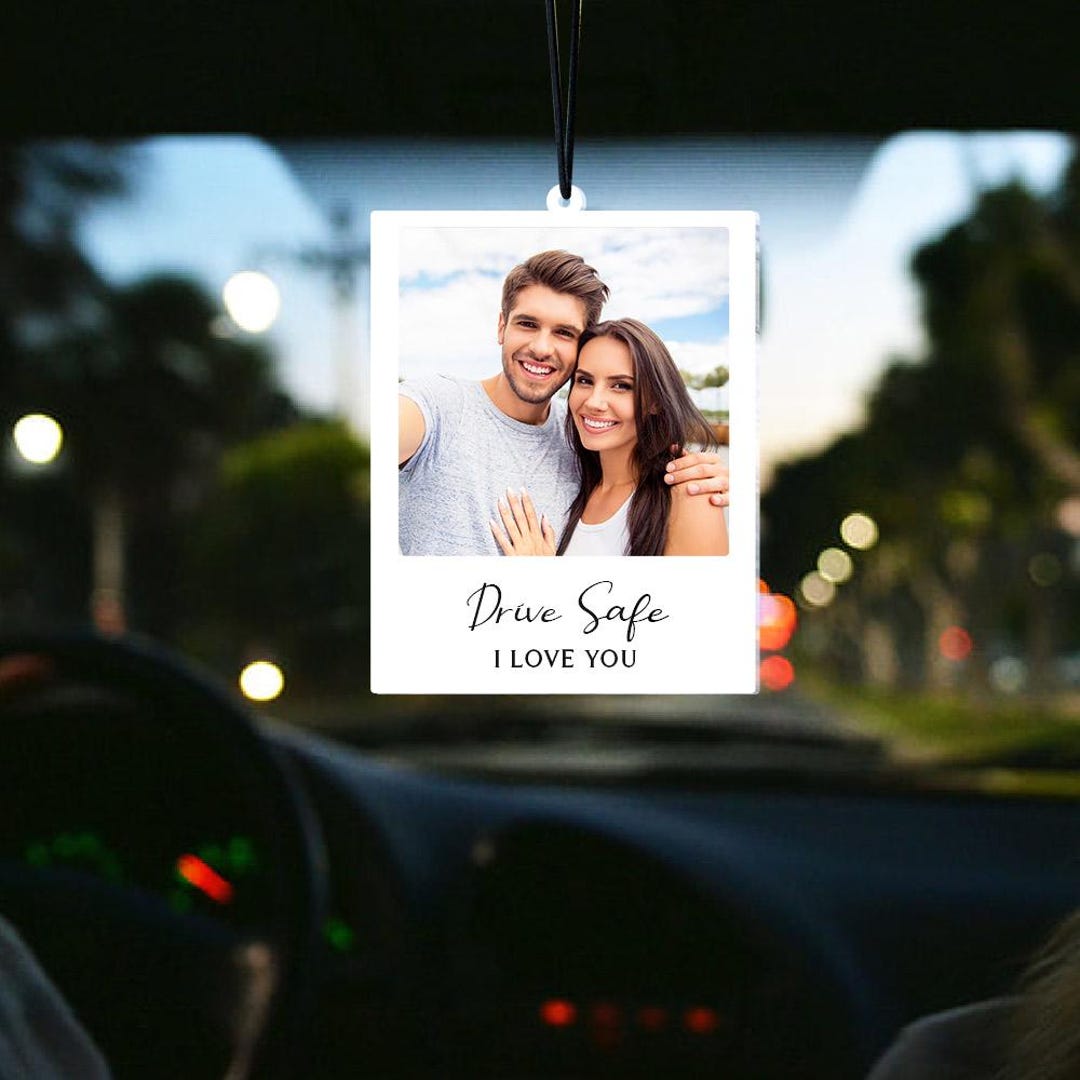 Personalized Photo Car Ornament, Photo Quality,first Car Gift,custom ...