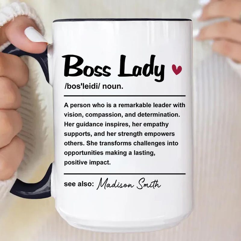 Boss Lady Mug - Etsy