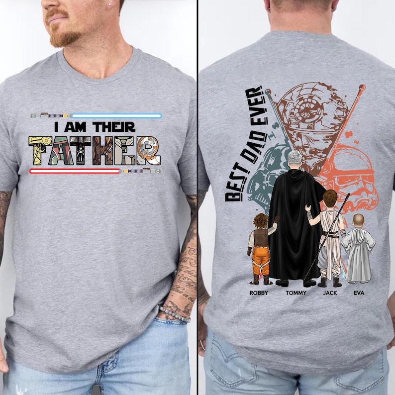 Personalized I Am Their Father Shirt, Custom Father's Day Shirt, Gift ...