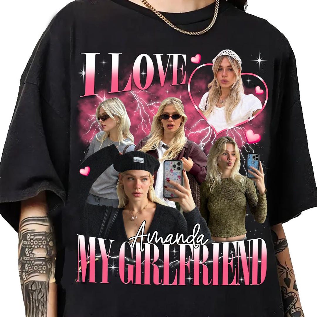 I Love My Girlfriend Shirt Custom Photo, Valentine Gift I Love My ...