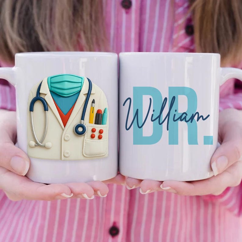 Personalized Doctor Coffee Mug, Custom Doctor Coffee Mug, Future Doctor ...