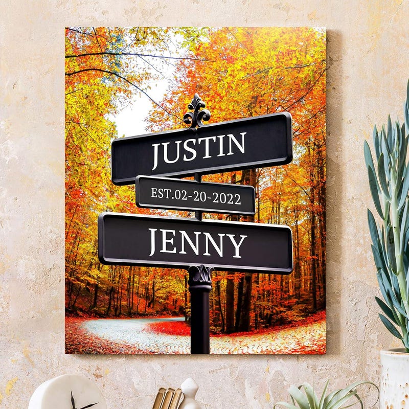 Wedding Street Sign - Etsy