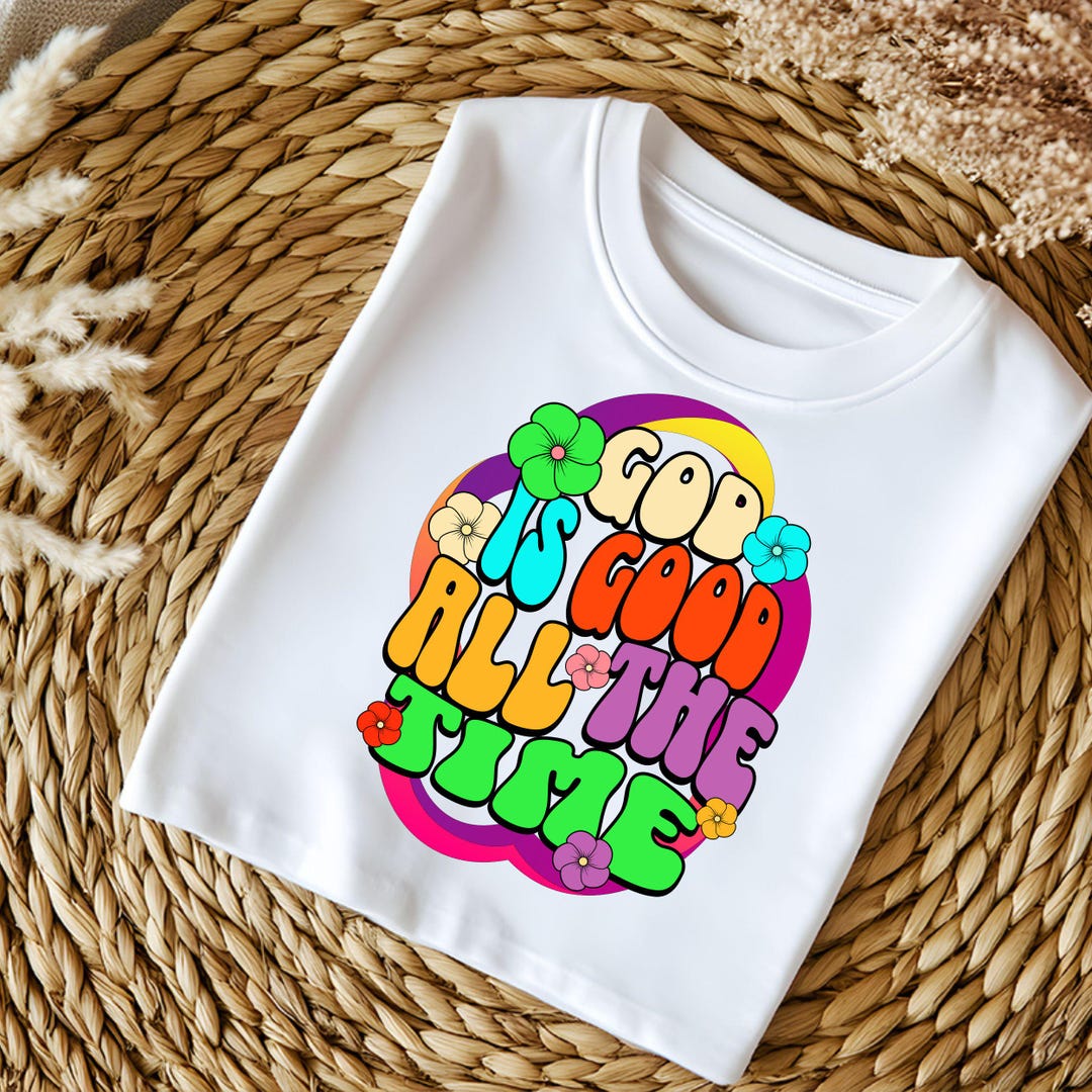 God is Good All Time Retro Png Design, Digital Download, Preppy Women ...