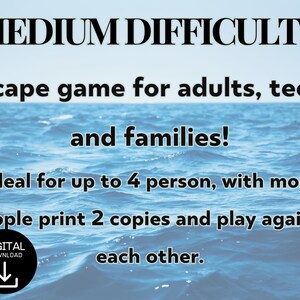 Printable Pirate Escape Room: Treasure Hunt Game for Teens & Adults ...