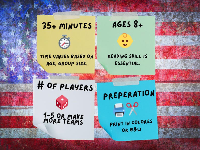 American Escape Room Printable Game: USA Puzzles, 4th of July (digital ...