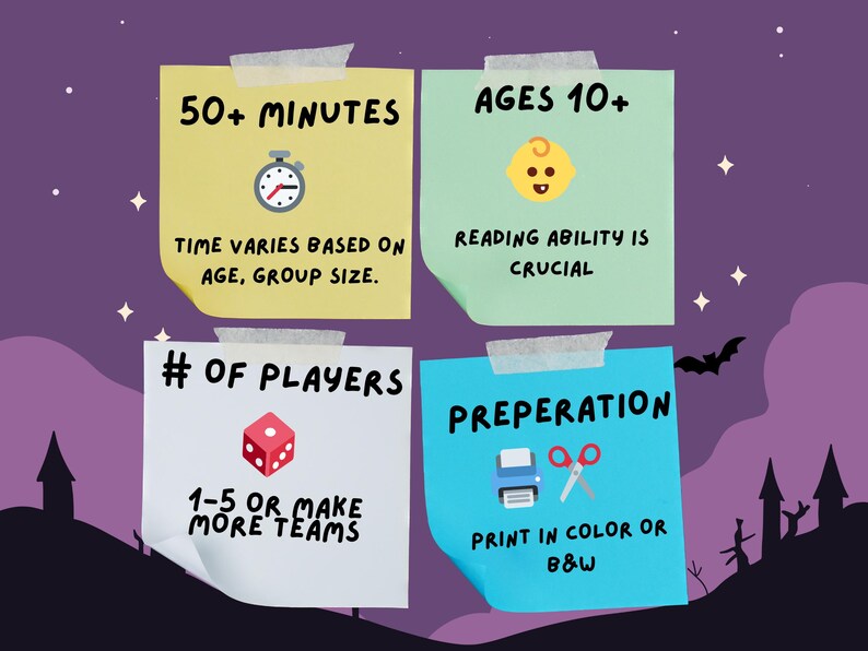 Halloween Haunted House Escape Room Game, Printable Adventure for ...