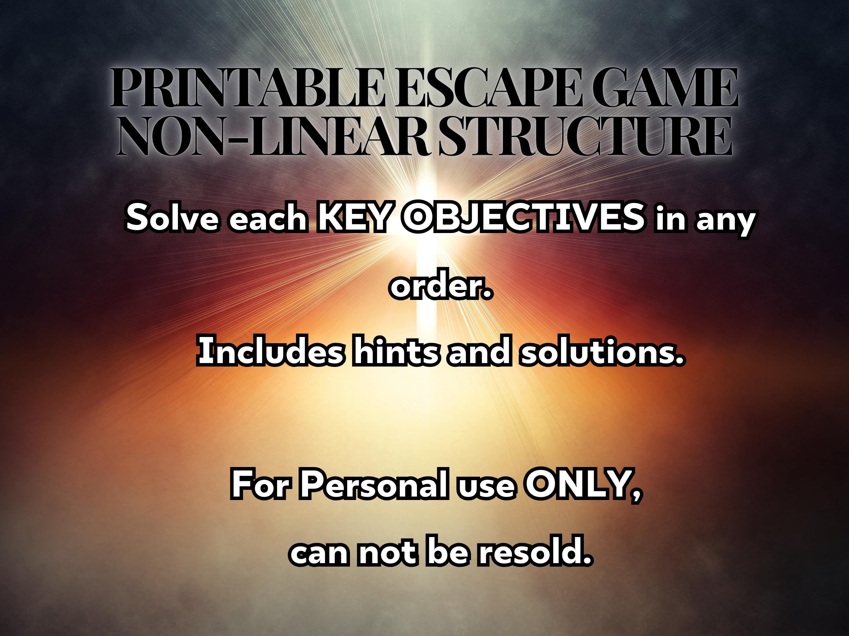 Easter Bible Escape Room, Religious Escape Game: Holy Code Puzzles ...