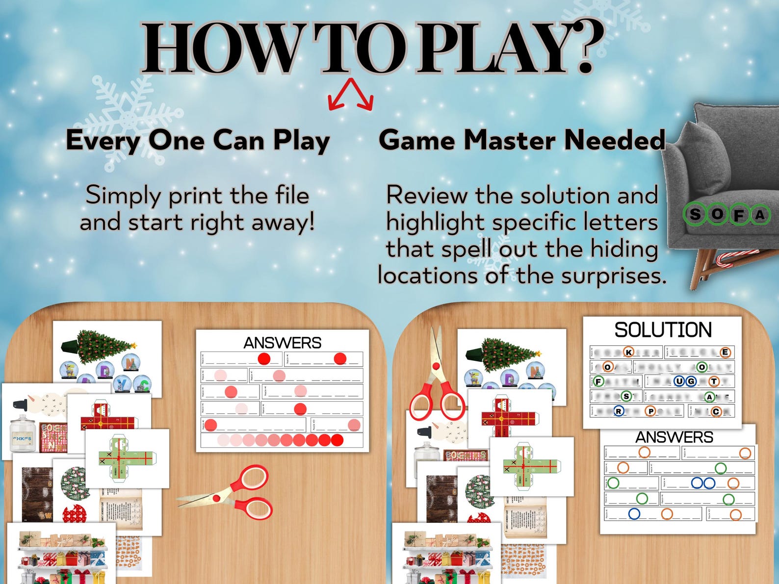 Printable Santa Escape Room, Escape Game for Christmas, Escape Room for ...