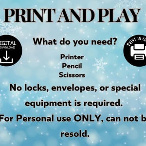 Printable Santa Escape Room, Escape Game for Christmas, Escape Room for ...