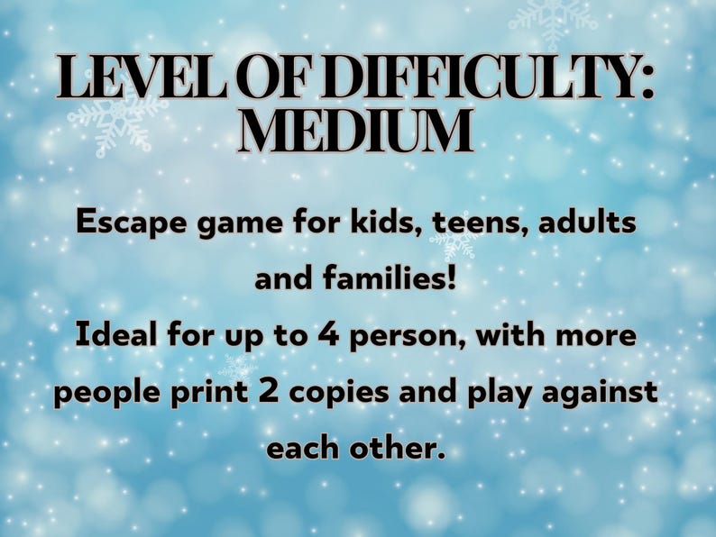 Printable Santa Escape Room, Escape Game for Christmas, Escape Room for ...