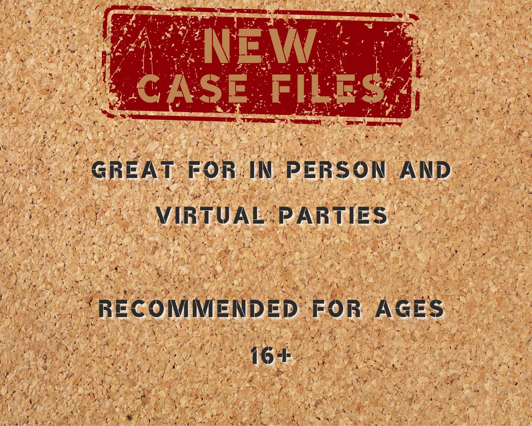 Printable Murder Mystery Cold Case File | Detective True Crime Game ...