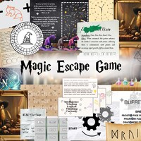 Wizard School Escape Room Game: Magic Puzzle Adventure Escape Game (PDF ...