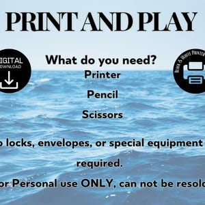 Printable Pirate Escape Room: Treasure Hunt Game for Teens & Adults ...