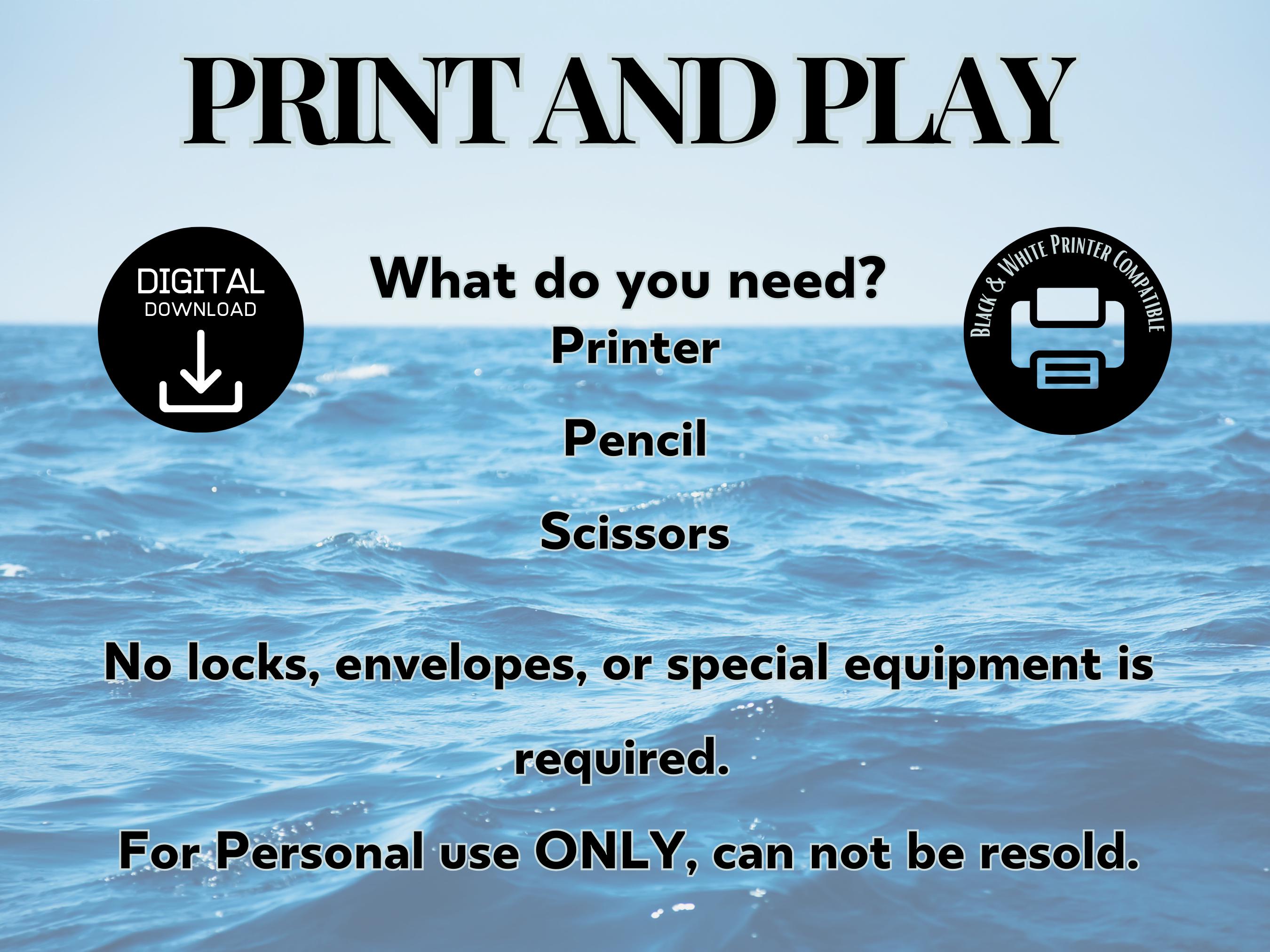 Printable Pirate Escape Room, Pirate Escape Game, Pirate Escape for ...