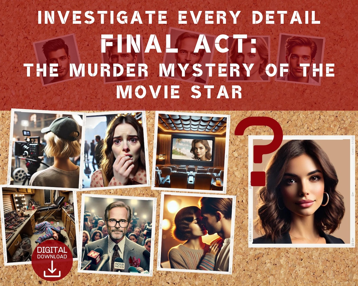 Printable Murder Mystery Cold Case File | Detective True Crime Game ...