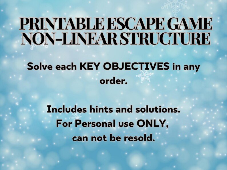 Printable Santa Escape Room, Escape Game for Christmas, Escape Room for ...