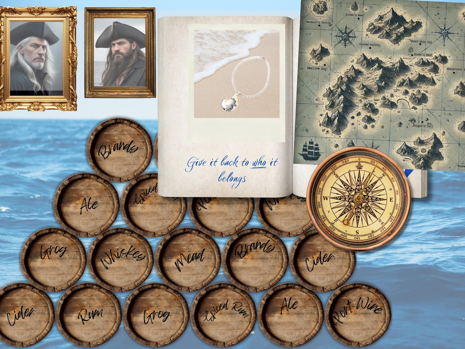 Printable Pirate Escape Room, Pirate Escape Game, Pirate Escape for ...