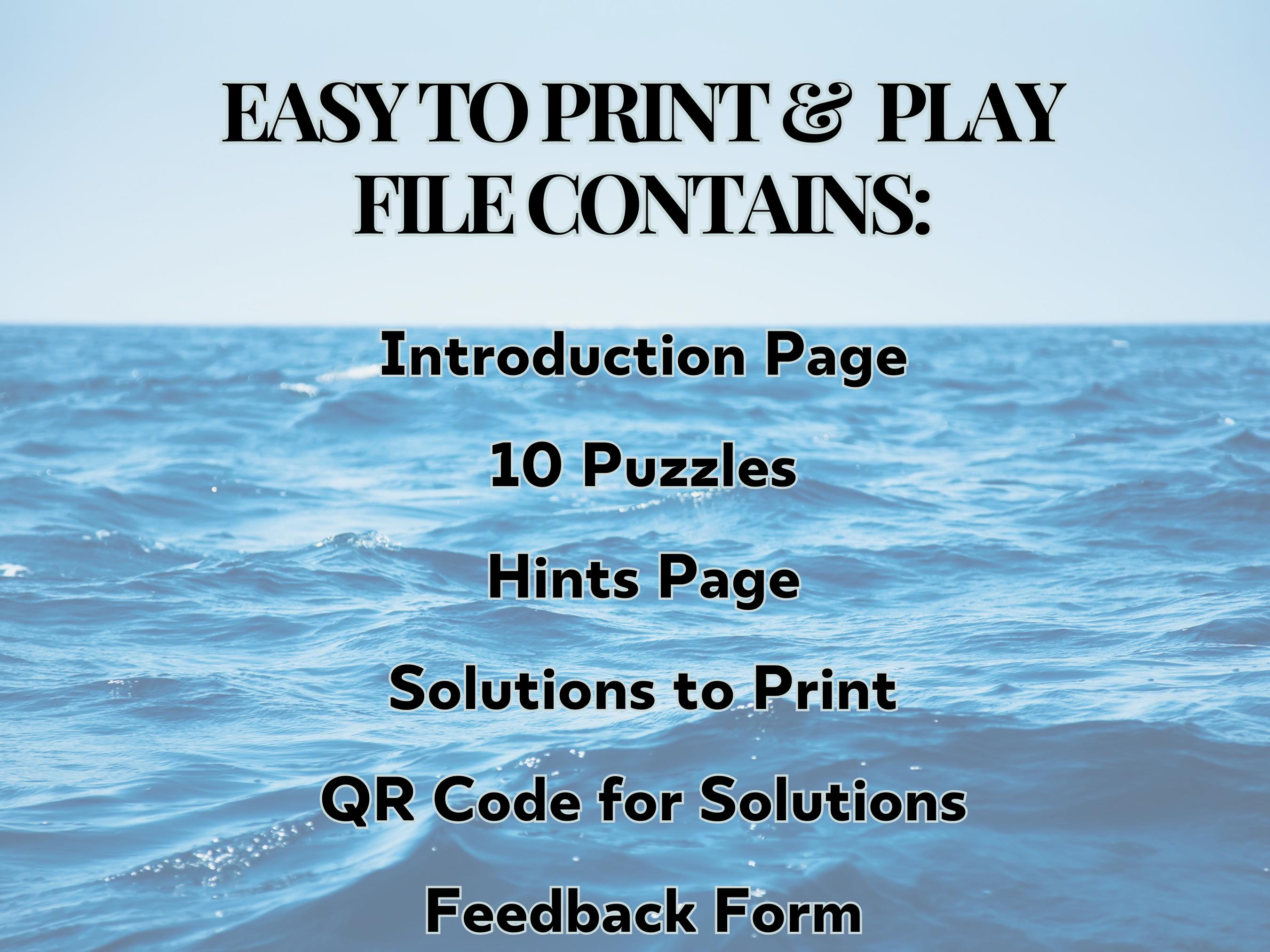 Printable Pirate Escape Room, Pirate Escape Game, Pirate Escape for ...