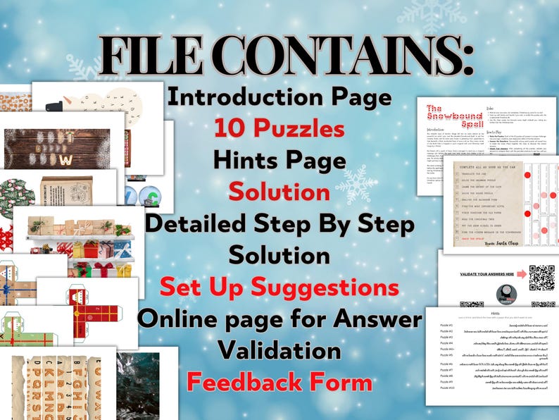 Printable Santa Escape Room, Escape Game for Christmas, Escape Room for ...