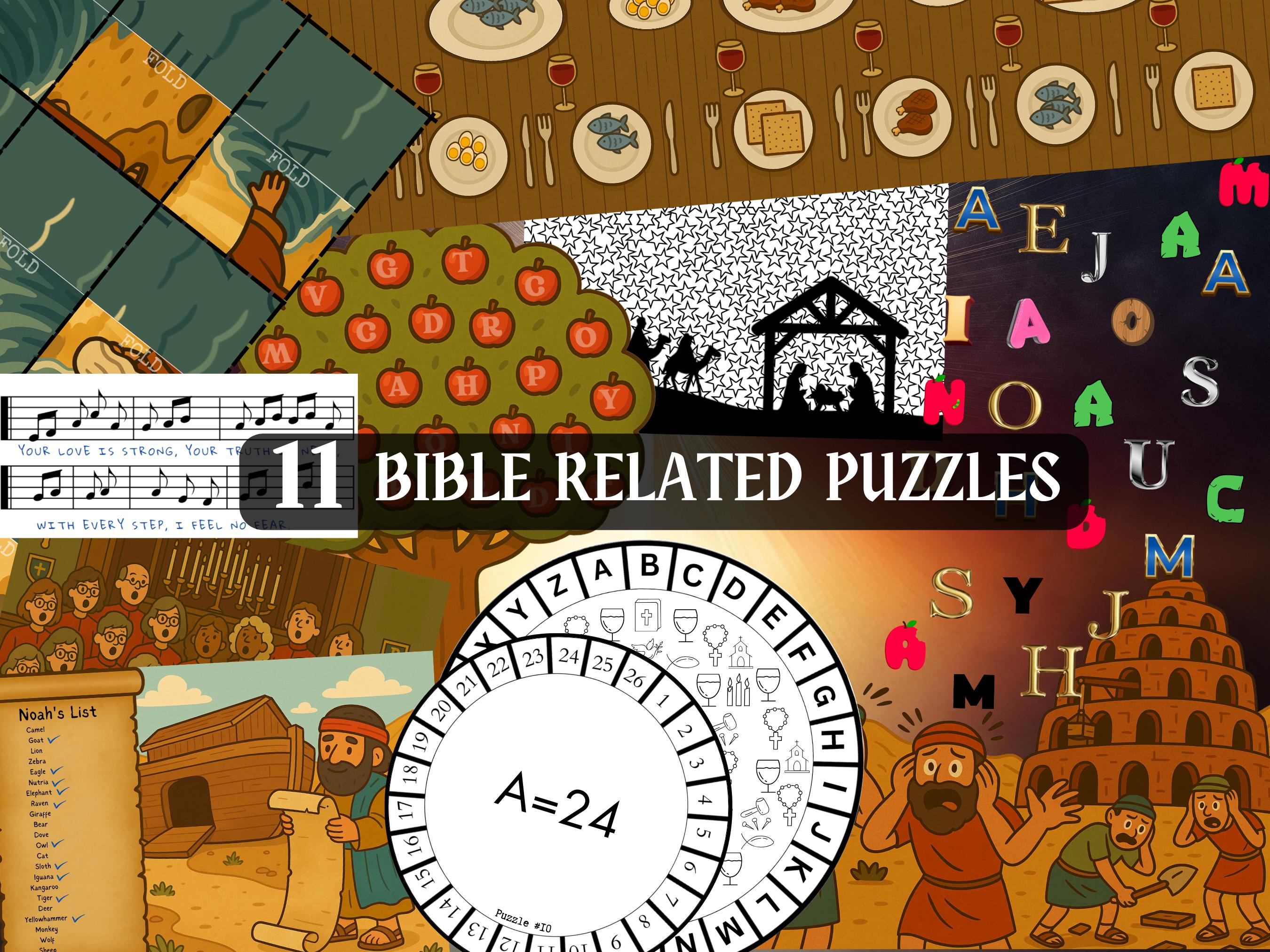 Printable Bible Escape Room Game: Holy Code Puzzles (digital Download ...