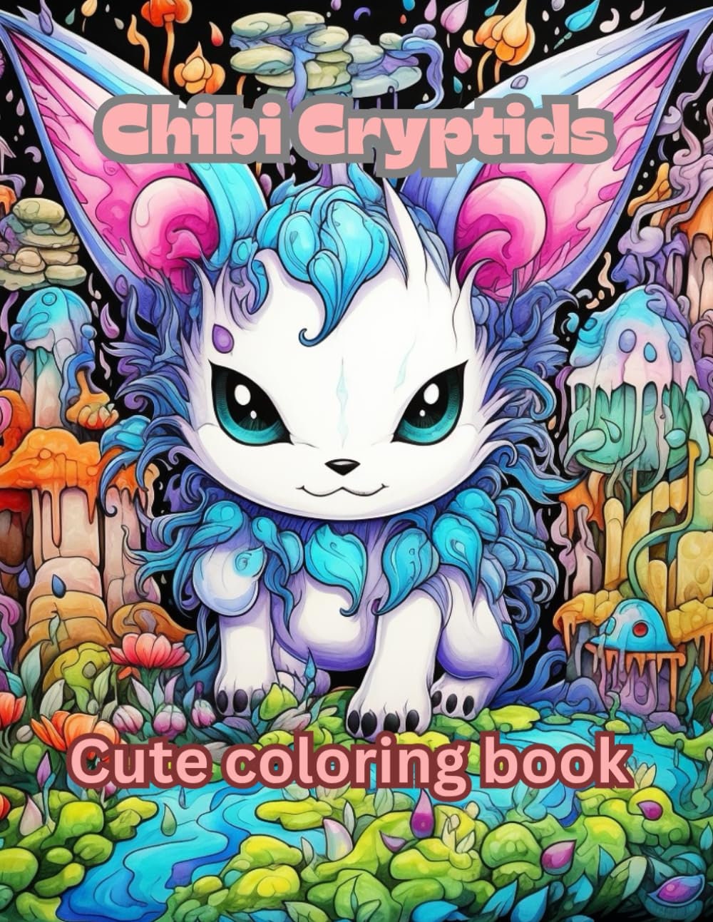 Chibi Cryptids Cute Coloring Book - Etsy