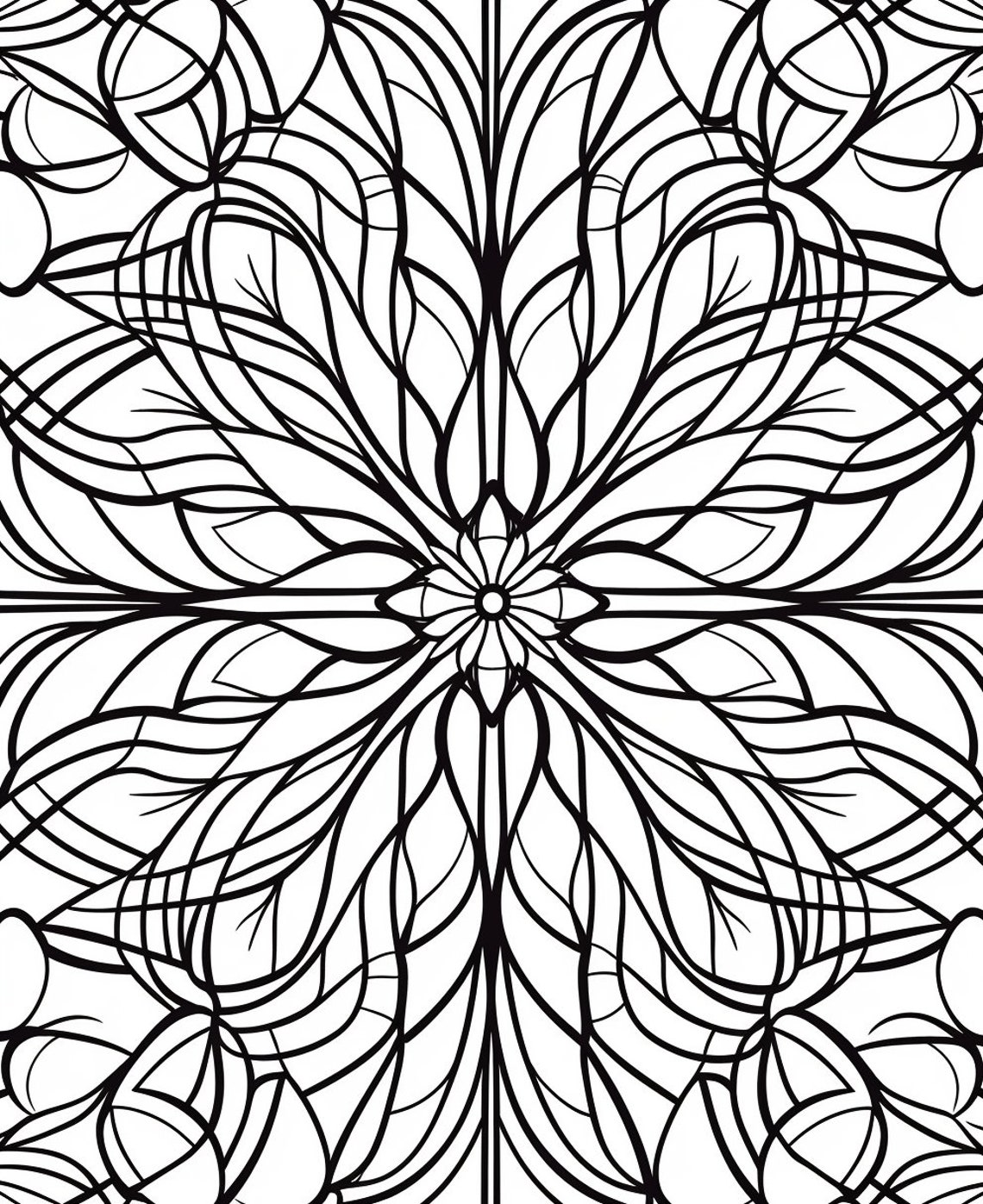 Kaleidoscope Art Coloring Book All Ages - Etsy Canada