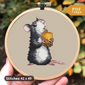 funny-rat-cross-stitch-pattern-mouse-easy-mini-embroidery-small