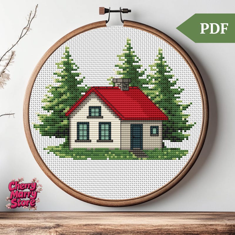 Log Cabin Cross Pattern - Etsy