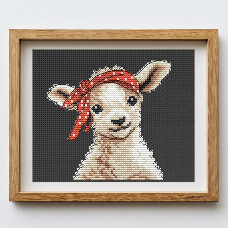 Sheep Cross Stitch Pattern, Mini Farm Embroidery, Modern Cross Stitch ...