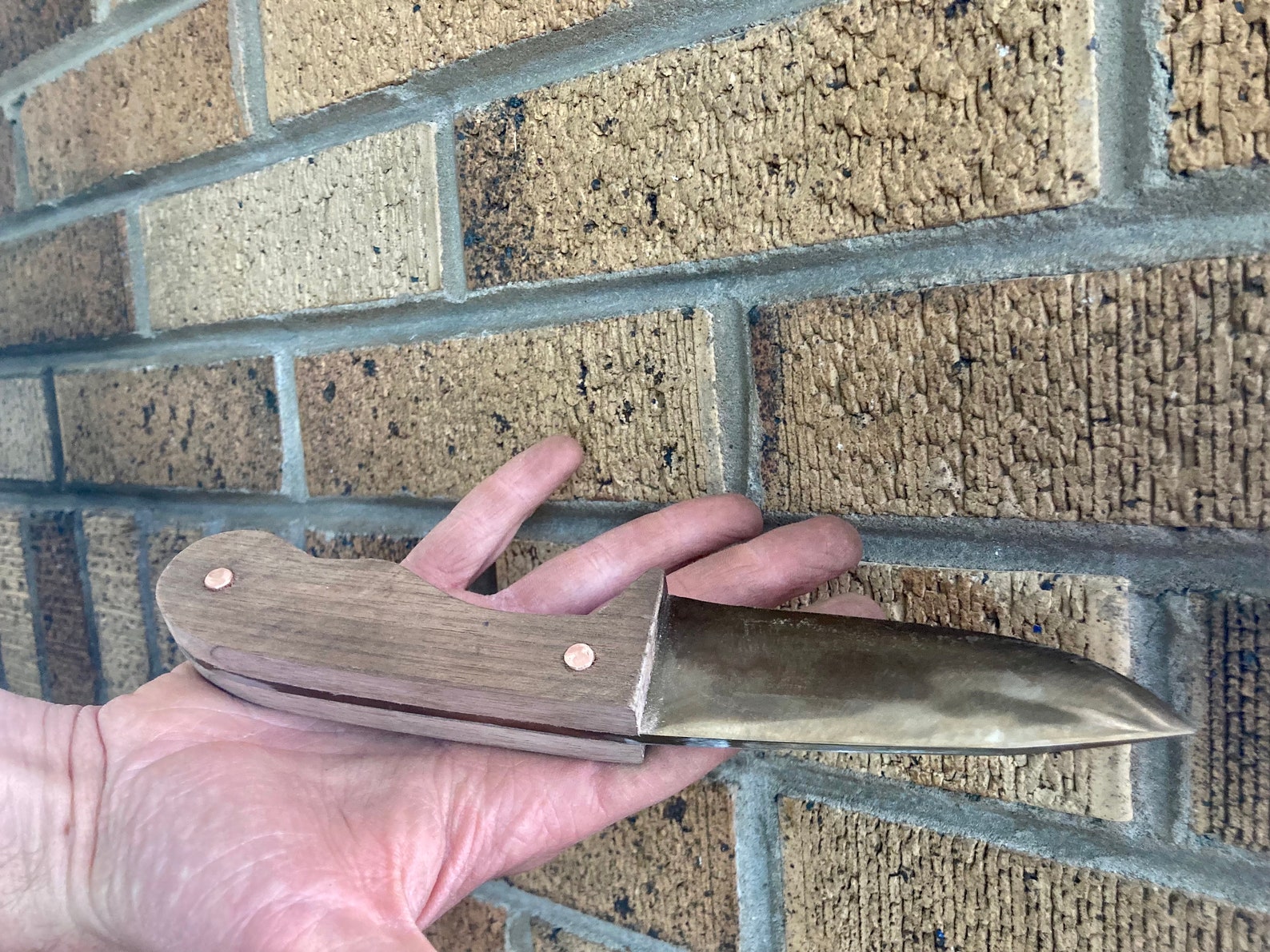 All Utility Dad Knife Hand Forged With Wisconsin Wood Handle - Etsy