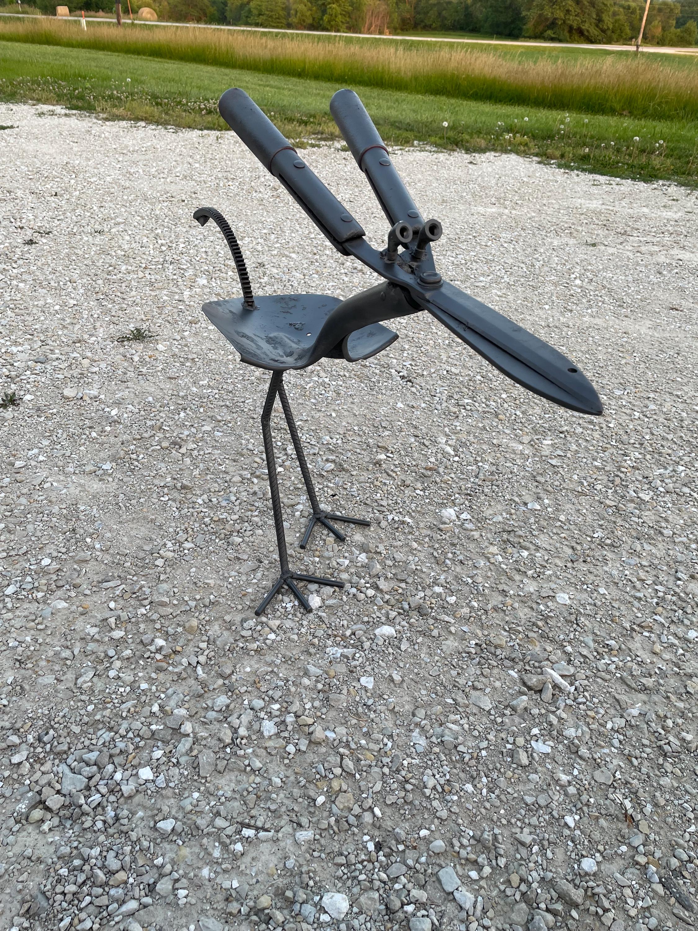 Metal Bird Sculpture or Yard Art - Etsy