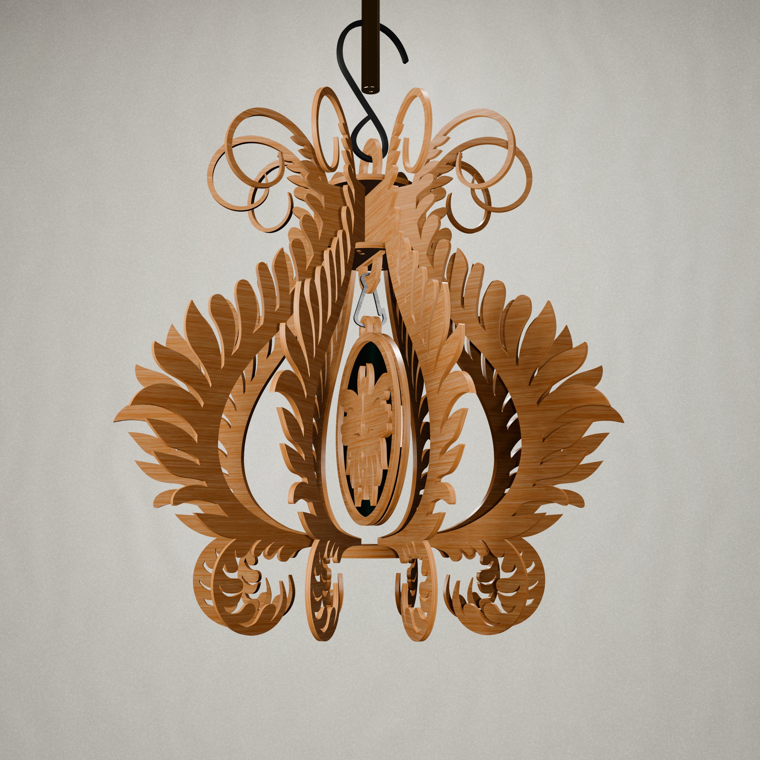 Wildflowers Wind Spinner improved Easier Design, Laser Cut File for 3mm ...