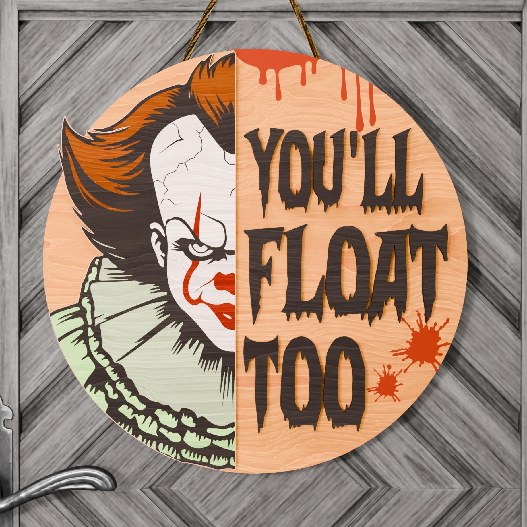 Spooky Movie SVG Sign Bundle - Laser Cut Halloween Horror Characters ...
