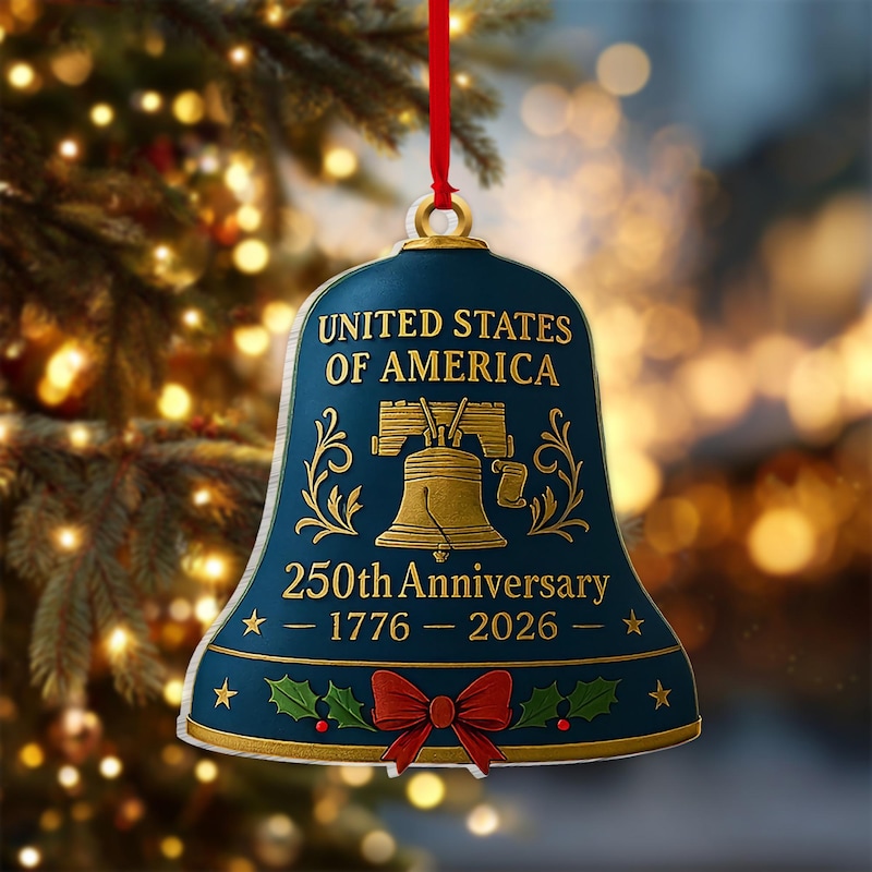 250th Usa Anniversary Christmas Ornament - Etsy