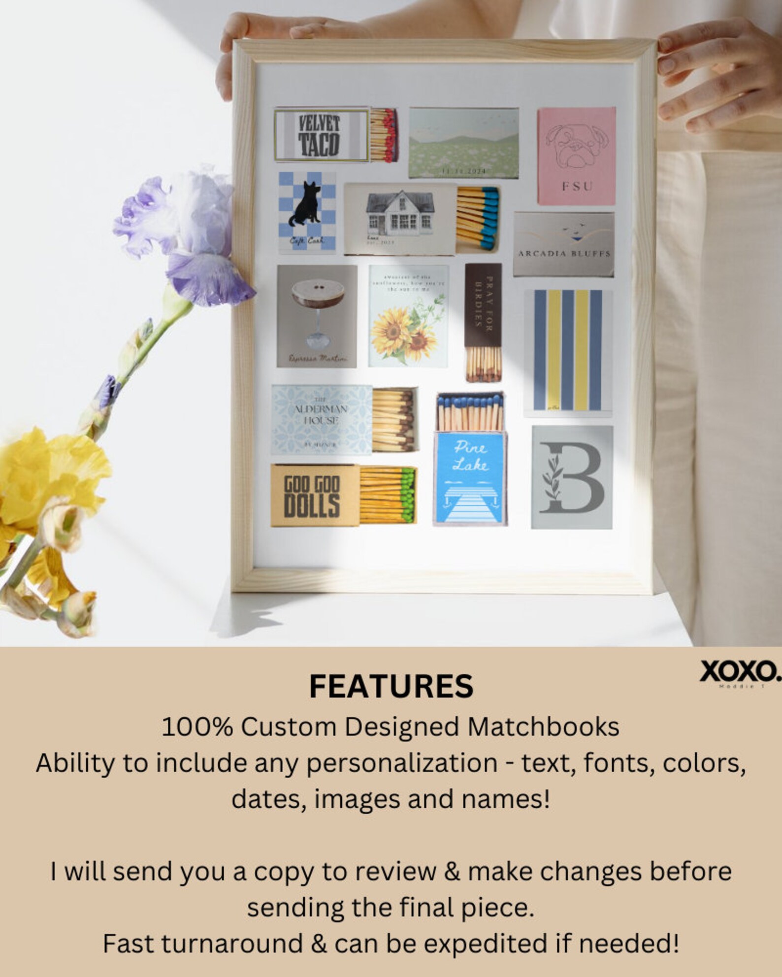 Custom Matchbook Art | Personalized Matchbox Art | Matchbox Digital ...