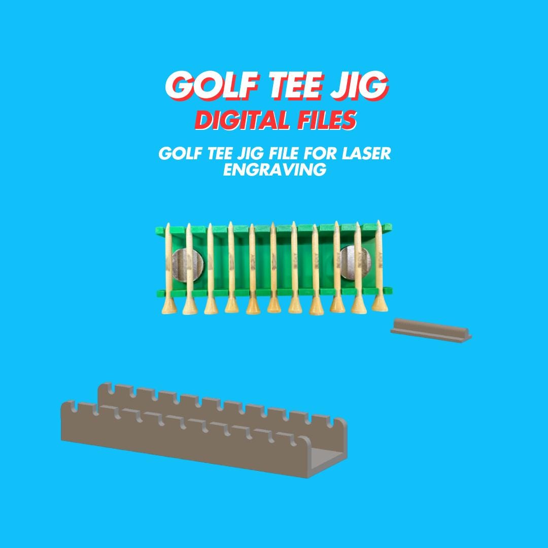 Digital Download - Golf Tee Jig File for Laser Engraving | Precision ...