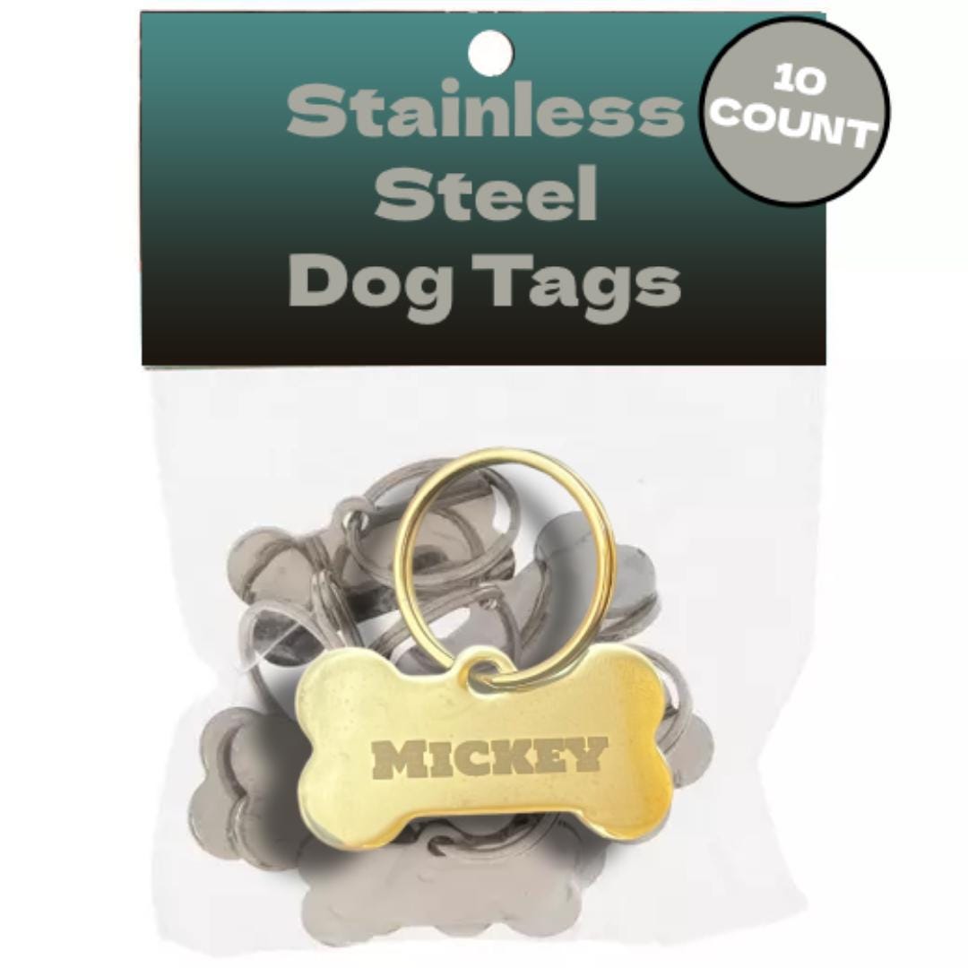 Blank Bone Dog Tags 10ct | Laser Engraving Blanks | DIY Craft Blanks ...