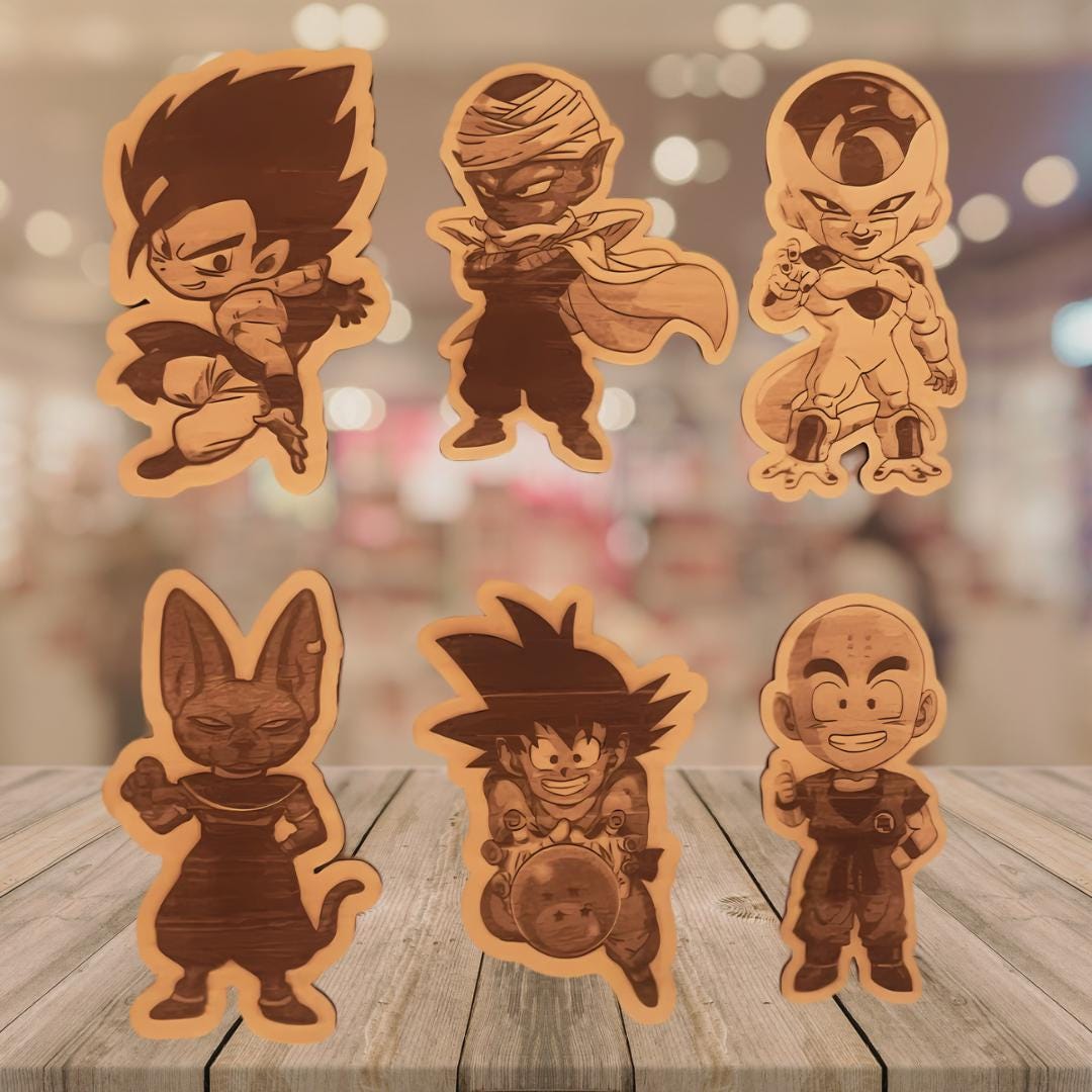 Anime Gift Magnets, 6pc Anime Magnets, Custom Magnet Party Favors - Etsy