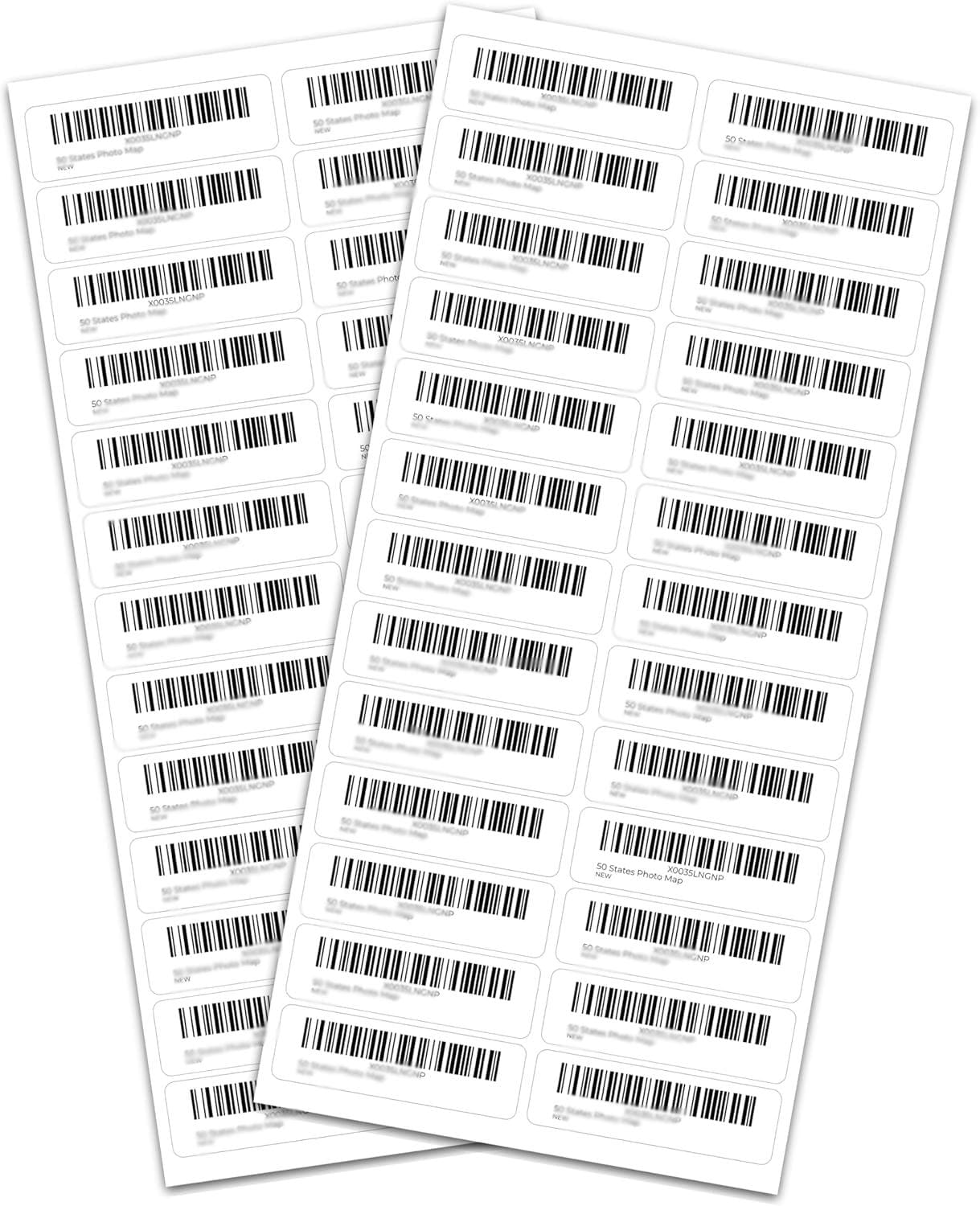 Custom Barcode Labels – 2x1” Stickers | 100–2000 Self-adhesive Barcodes ...
