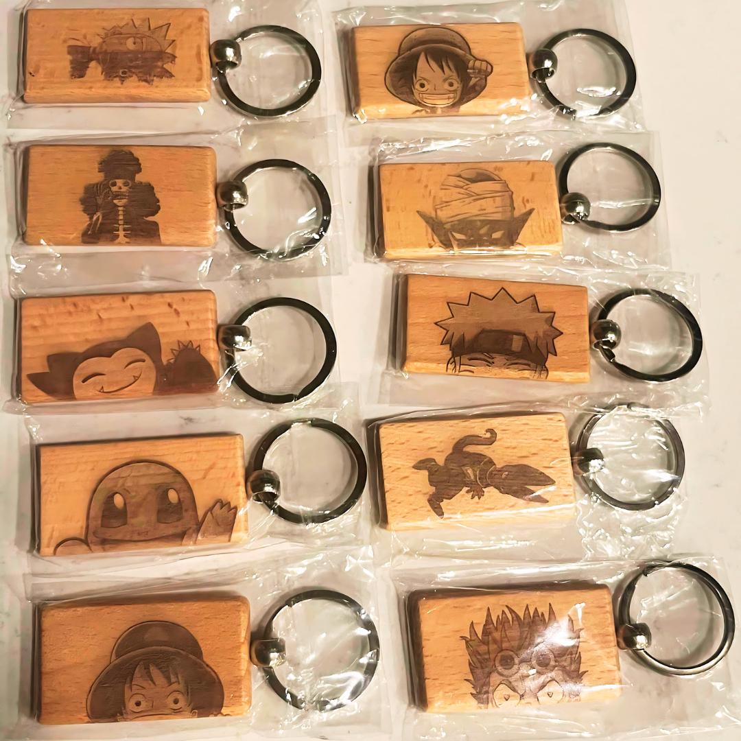 Anime Gift Keychains, Bulk Anime Keychains, Custom Keychains Party ...