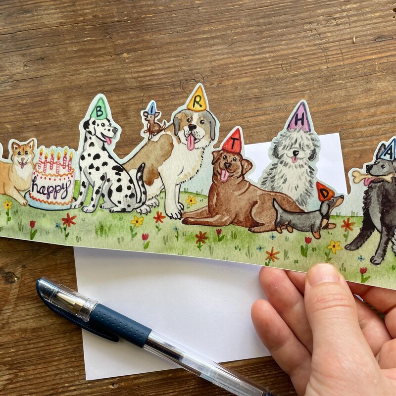 Unique Handmade Cards Dogs - Etsy