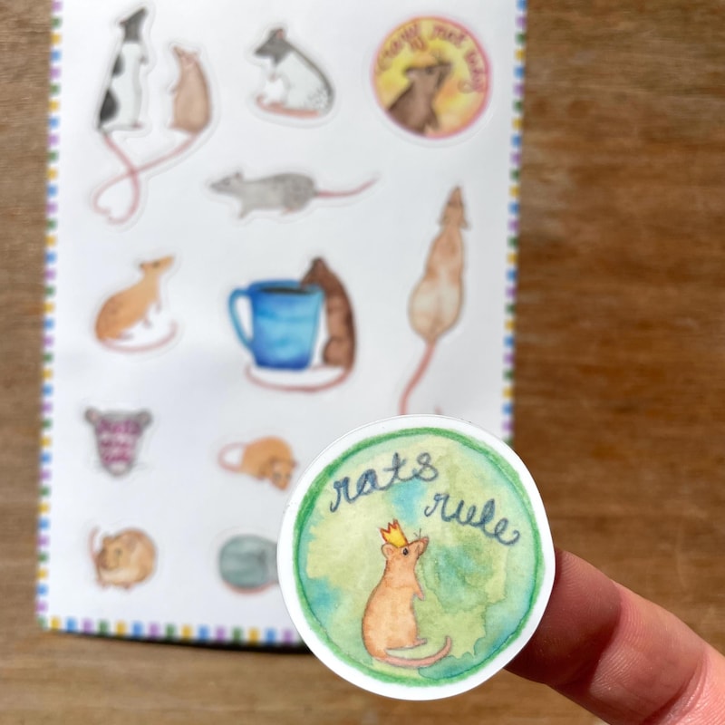 Rat Stickers - Etsy