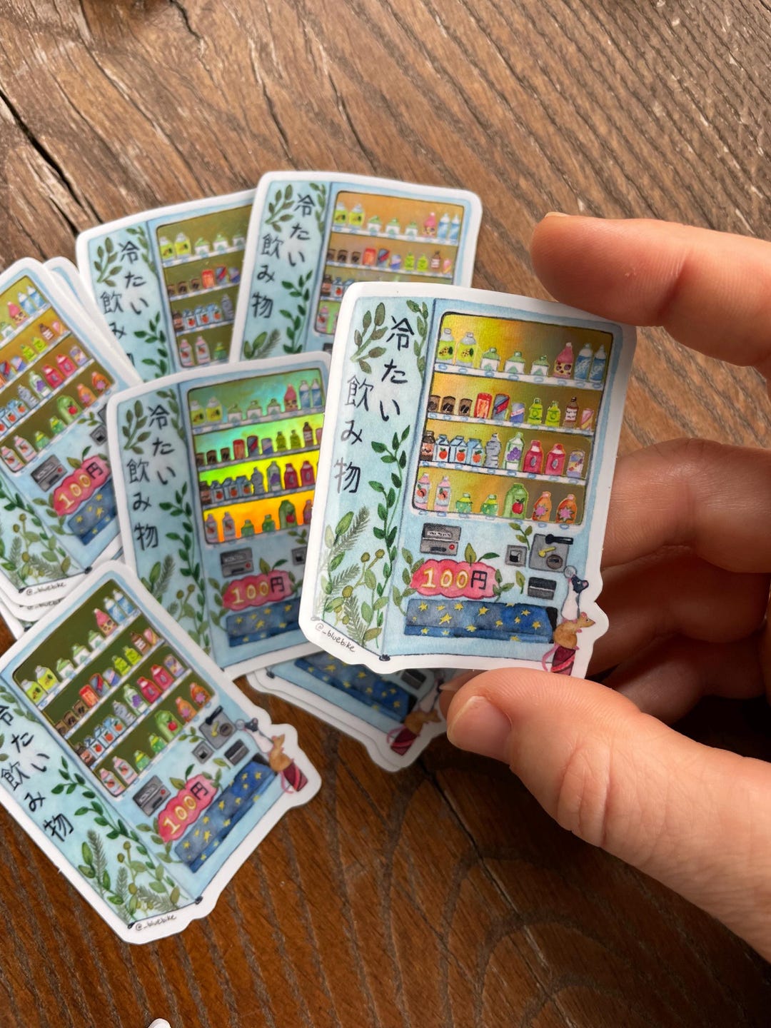 Holographic Vending Machine Rats Vinyl Sticker, Water-resistant Decal ...