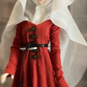 Medieval Dress for BJD 1/4 Size Ready Made - Etsy