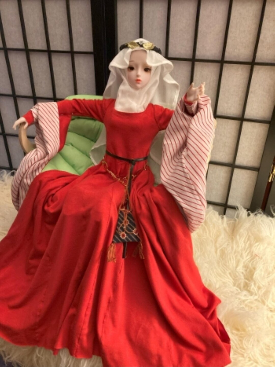 BJD Medieval/renaissance Court Dress for 61.5 Cm Doll Made to Order - Etsy