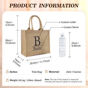 Personalized Initial Name Beach Bag | Custom Name Tote Bag | Large Tote ...
